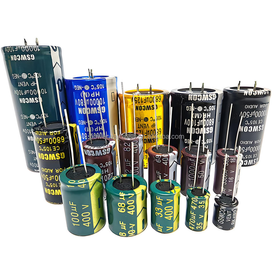 Series 400v High Temperature Aluminum Electrolytic Capacitors 33uf to ...