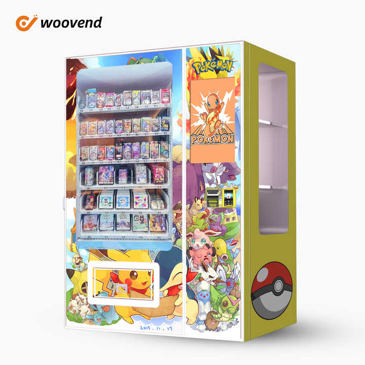 Customized Blind Box Vending Machine With Card Reader Trading Card ...