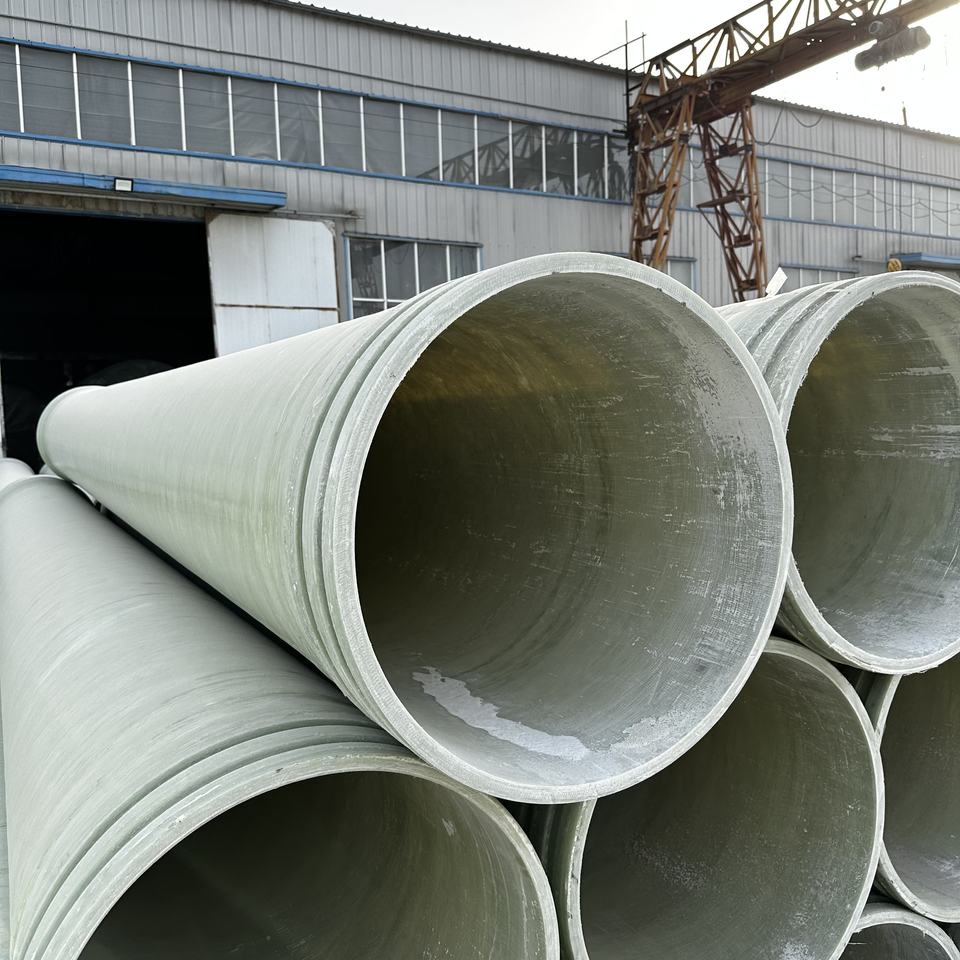 Low-Friction Smooth-Interior Large-Diameter Customizable FRP Sewage ...