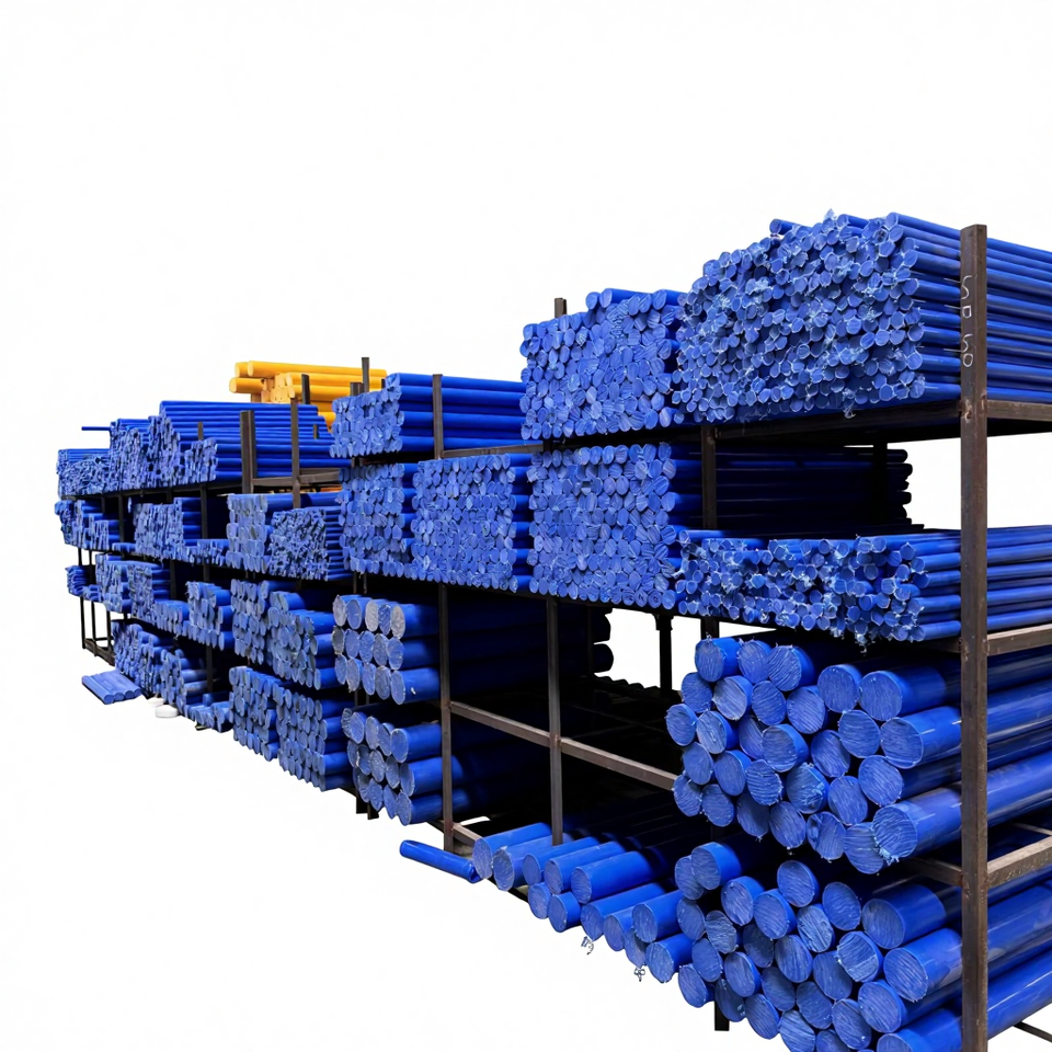 Nylon Round Bars PA6 & MC Rod High Strength Engineering Plastic Rod ...