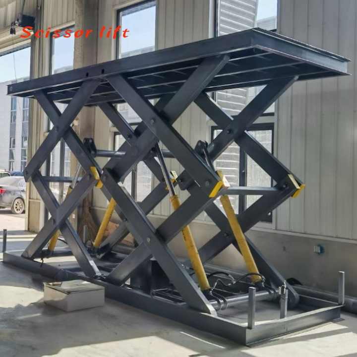 1 Ton to 30 Ton Scissor Table Heavy Stationary Fixed Hydraulic Electric ...