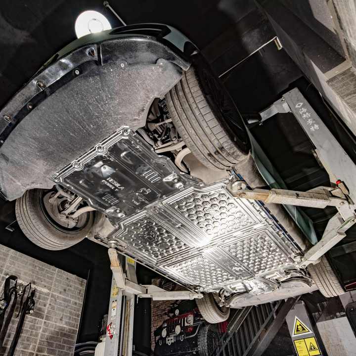 Tesla Model Y Body Kit - Aluminum Motor Cover Protection