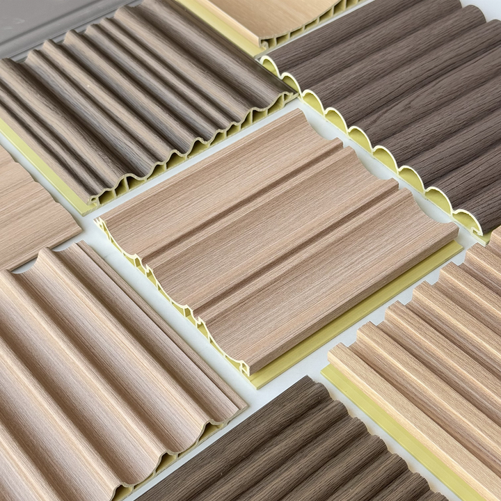 Modern Fluted Panel WPC Wall Panel Great PVC TV Background Grate Board ...