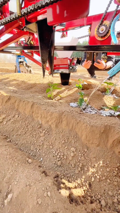 Efficient Vegetable Seedling Transplanting Machine