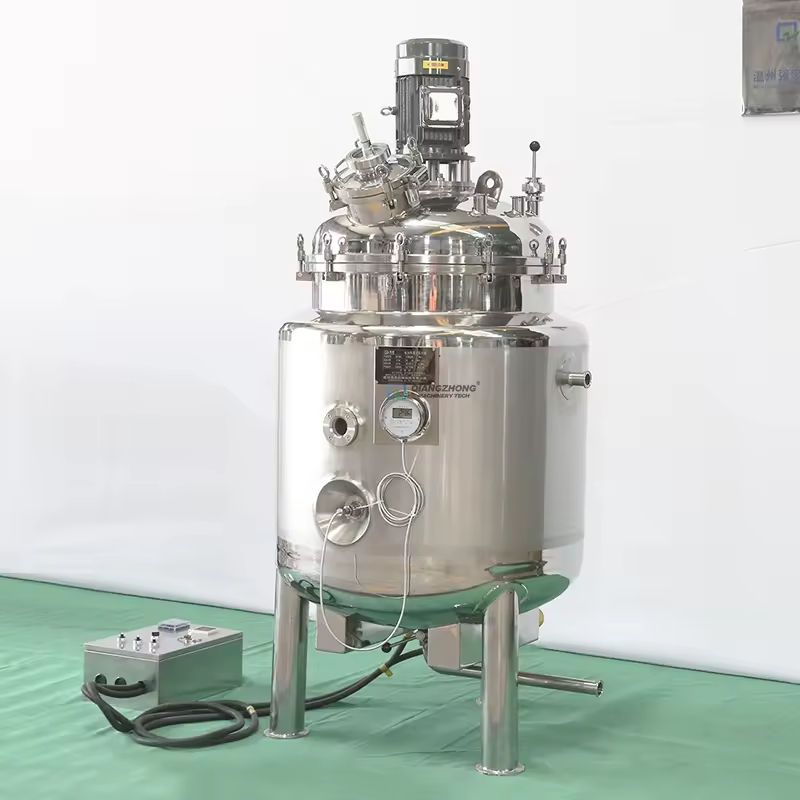 QIANGZHONG CE ISO Stainless Steel Electric Heating Vacuum Emulsifying ...
