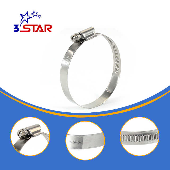 German Heavy Duty Metal Hose Clamps Fastener Stainless Steel 200 300 ...