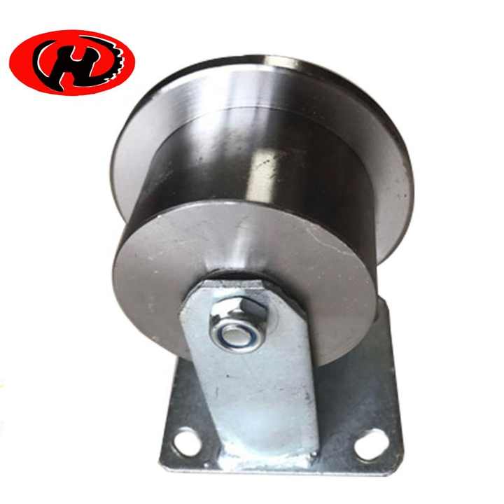 Double Flange Track Wheels - Durable H-Shape Steel Rollers