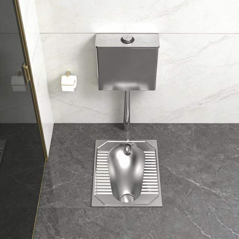 Manufacturer Direct Selling Stainless Steel Squat Toilet Pan for Prison ...