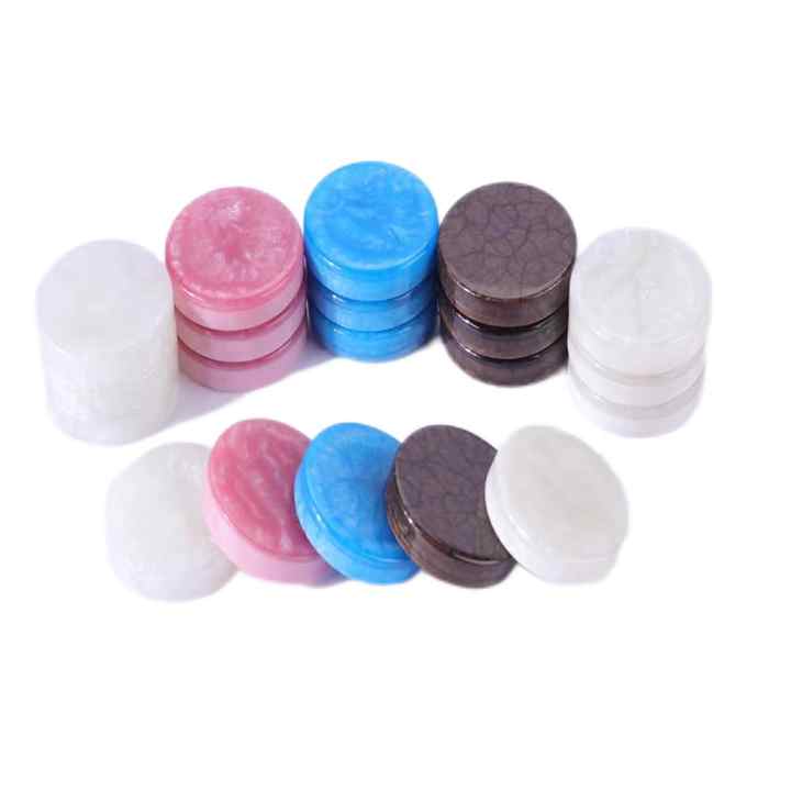 Resin Marble Classic Educational Backgammon checkers for children and ...