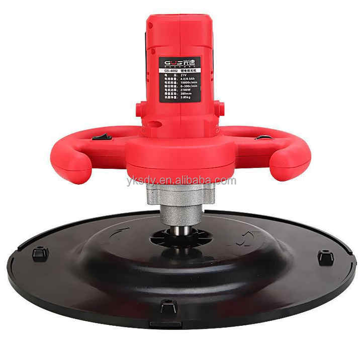 Lithium Battery-Powered Power Trowel for Small Cement & Concrete Wall ...