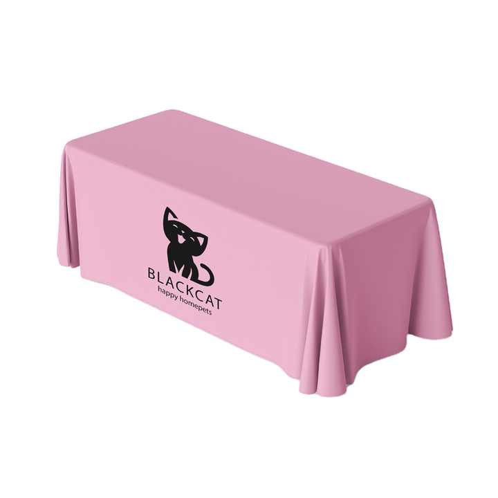 Hot Sale Custom Logo Fitted Table Cover 4ft 6ft 8ft Table Cloth Hotel ...