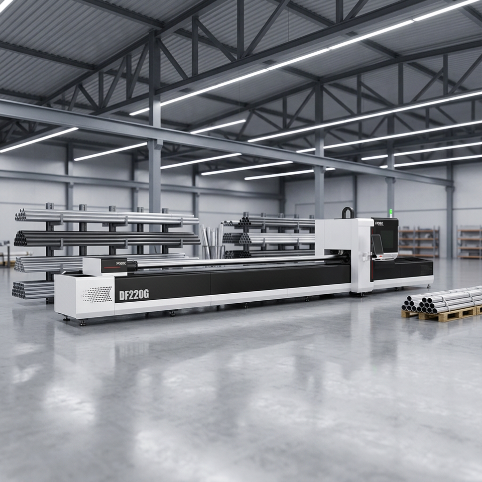 Derek High-Accuracy Fiber Laser Cutting Machine for Metal Tube with CNC ...