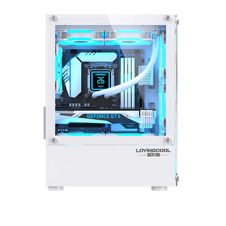 Lovingcool Factory OEM Gaming PC Case - ATX Tempered Glass