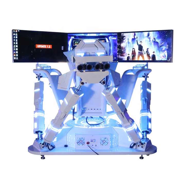6-Axis 3-Screen Racing Simulator - Immersive Virtual Reality Driving ...