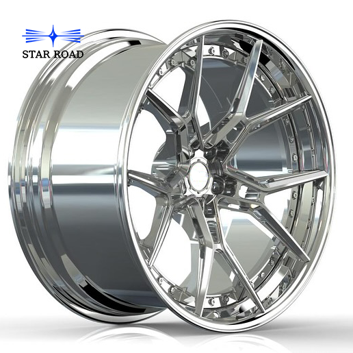 RCSR Custom Deep Concave Chrome Aluminum Alloy Forged Wheels 18 19 20 ...