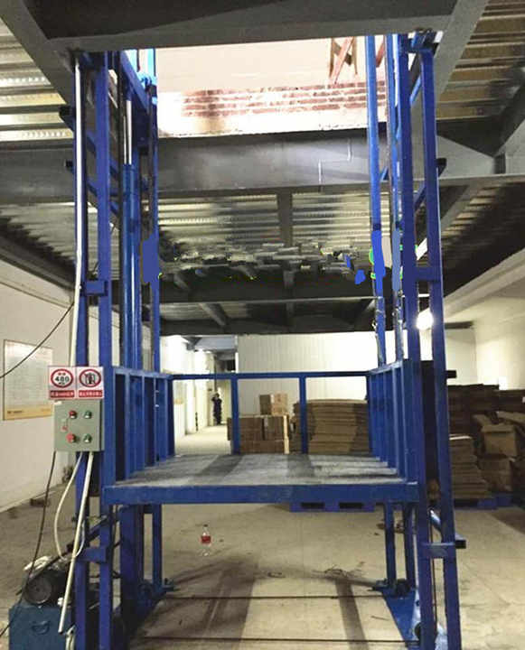 Small Stationary Cargo Lifting Elevator - 300kg Capacity