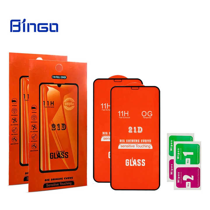 21D Mica Vidrio Templado Para Celular full glue tempered phone glass ...
