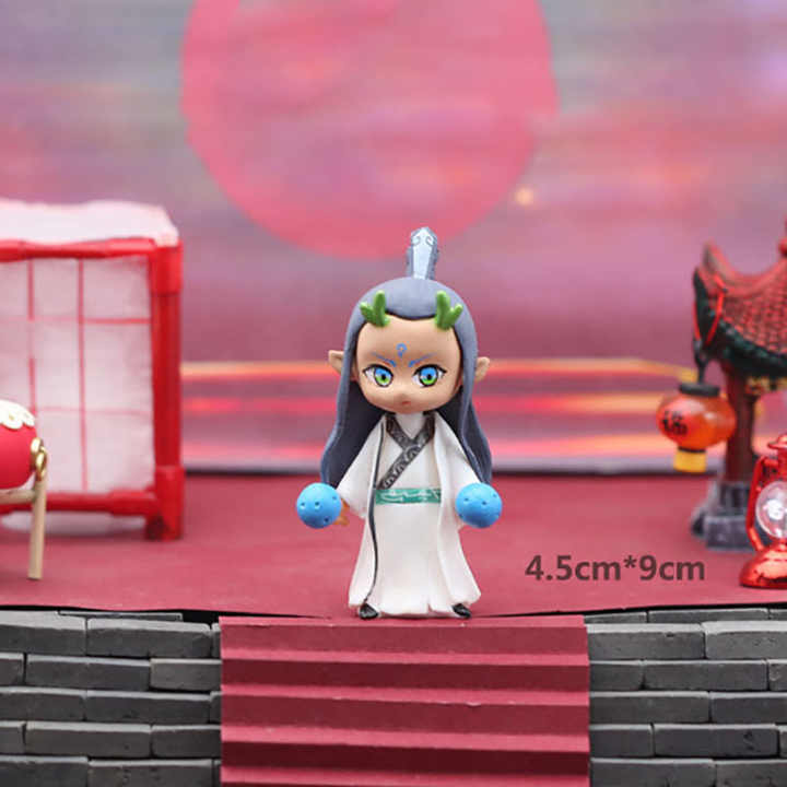 2025 Hot Selling Nezha Anime Figure Blind Box PVC Toys Ancient Chinese ...