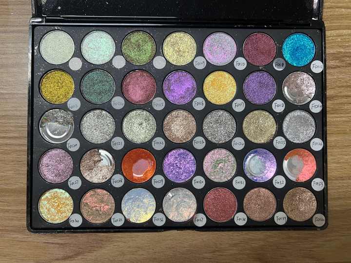 495 Colors Multichrome Duochrome Glitter Matte Shimmer Metallic ...