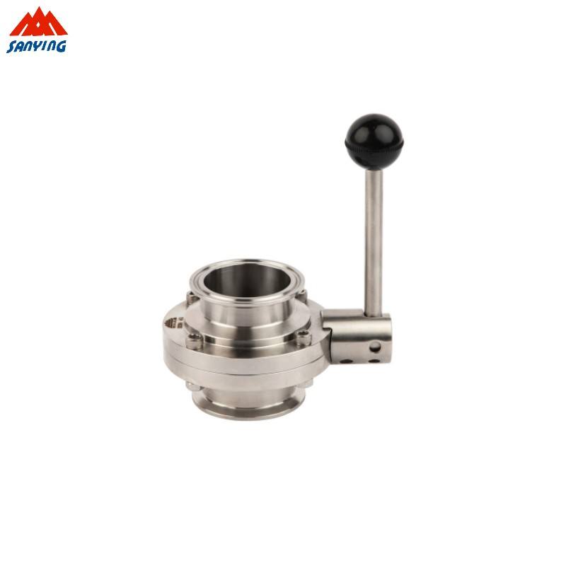Easy Clean General Use Butterfly Valve Manual Water Service Sanitary ...