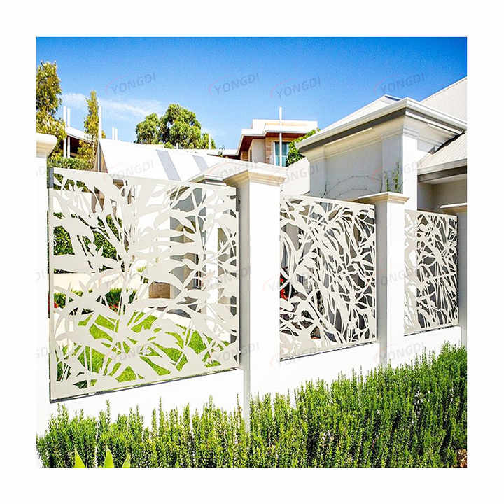 Modern Corten Steel CNC Laser Cut Decorative Aluminium Cladding