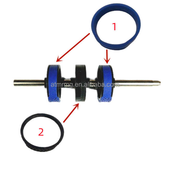 Atm Machine Parts Diebold Opteva FEED SHAFT BLUE RUBBER 49204018000A-1 ...