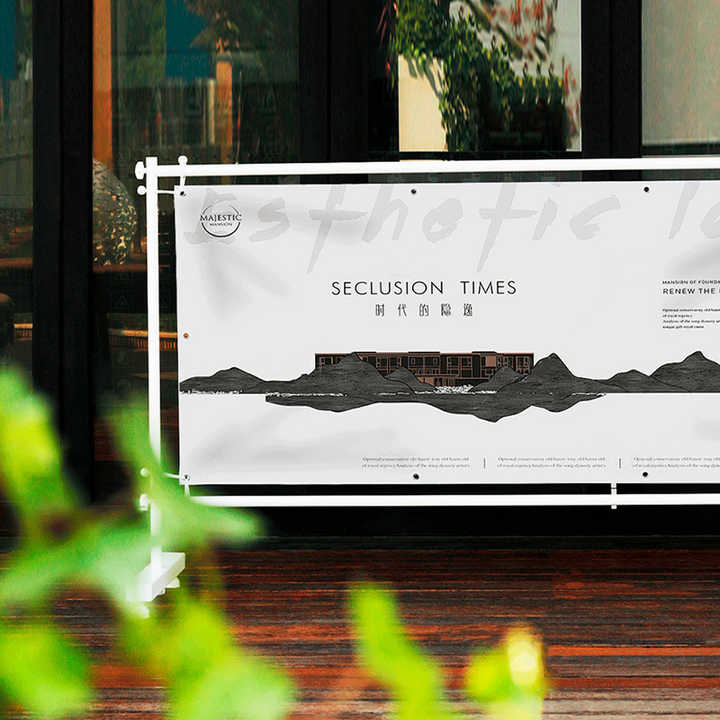 Large Custom Steel Roll-Up Poster Stand High-End Door-Shaped KT Display ...