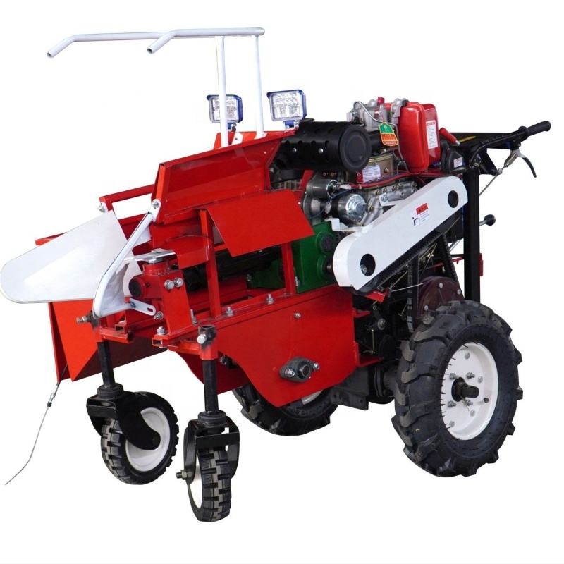 Single Row Walk Behind Walking Tractor Maize Corn Picker Harvester ...