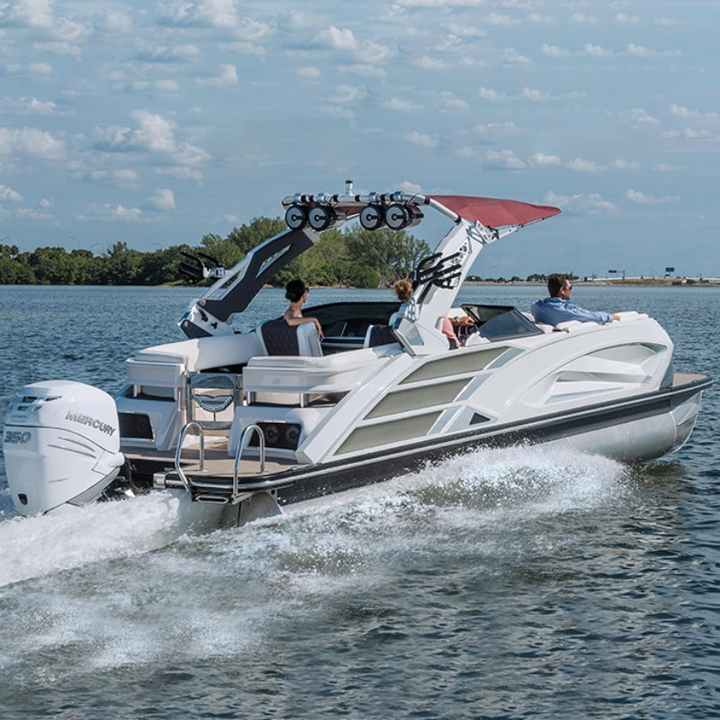 Luxury Tritoon RC Pontoon Boat - 19ft to 27ft Fiberglass