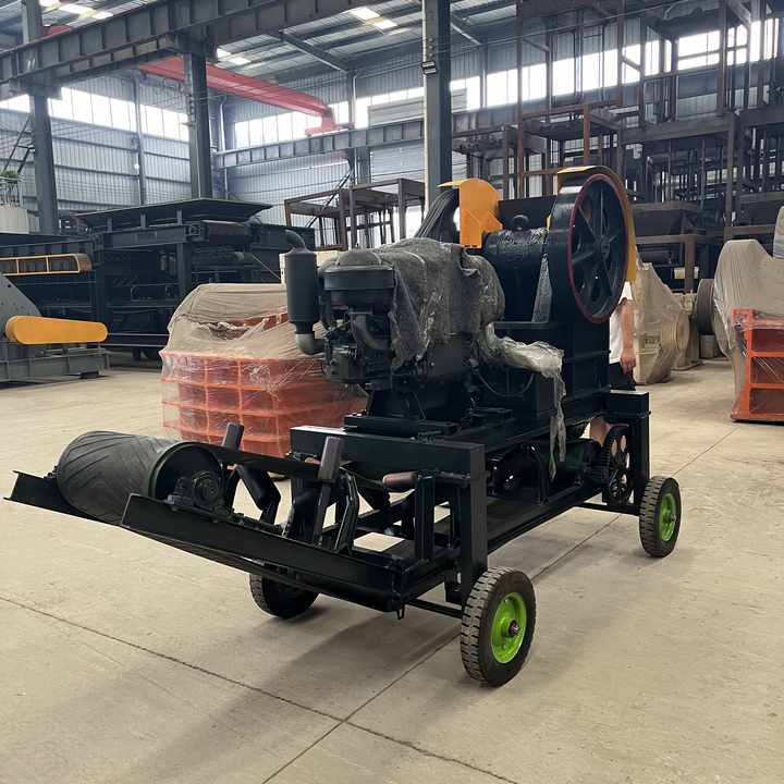 Stone Portable Mobile Rock Ore Conveyor Gold Plate diesel Mini Small ...