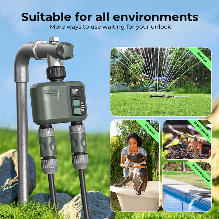 Smart RF WIFI Wireless Water Timer for Garden Irrigation