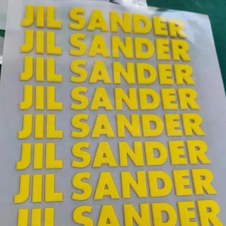 Custom 3D Silicone Heat Transfer Stickers with Logo