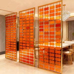 Lobby Partition Design - Stainless Steel Modern Decorative Screen