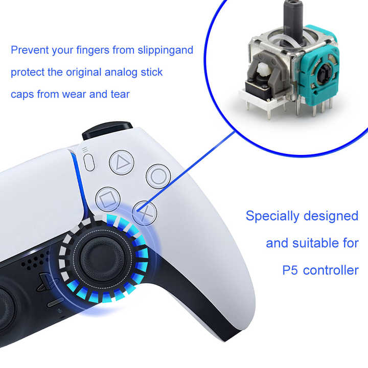 New Thumbstick Ps5 Gamepad Replacement Game Controller Analog Original ...