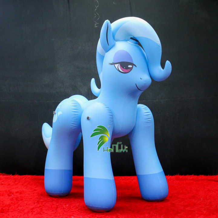 Inflatable Blue Sexy Horse Toy Inflatable Pool Toys for Adult Bouncing ...