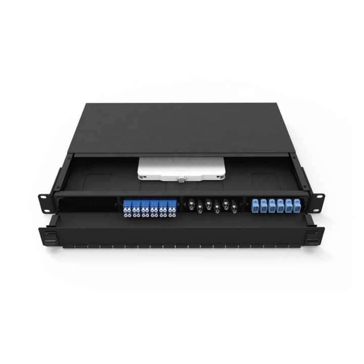 Manufacture 96 port fiber optic odf LC SC Rack Mounted patch panel ...
