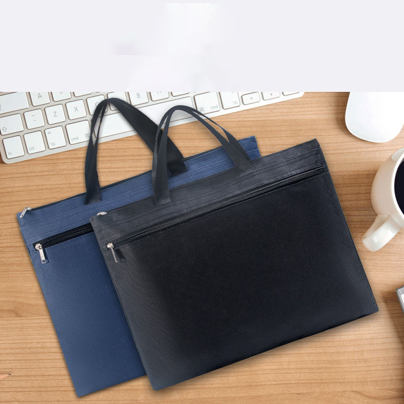 Custom Logo Portable Document Bag with Handle Oxford Waterproof ...