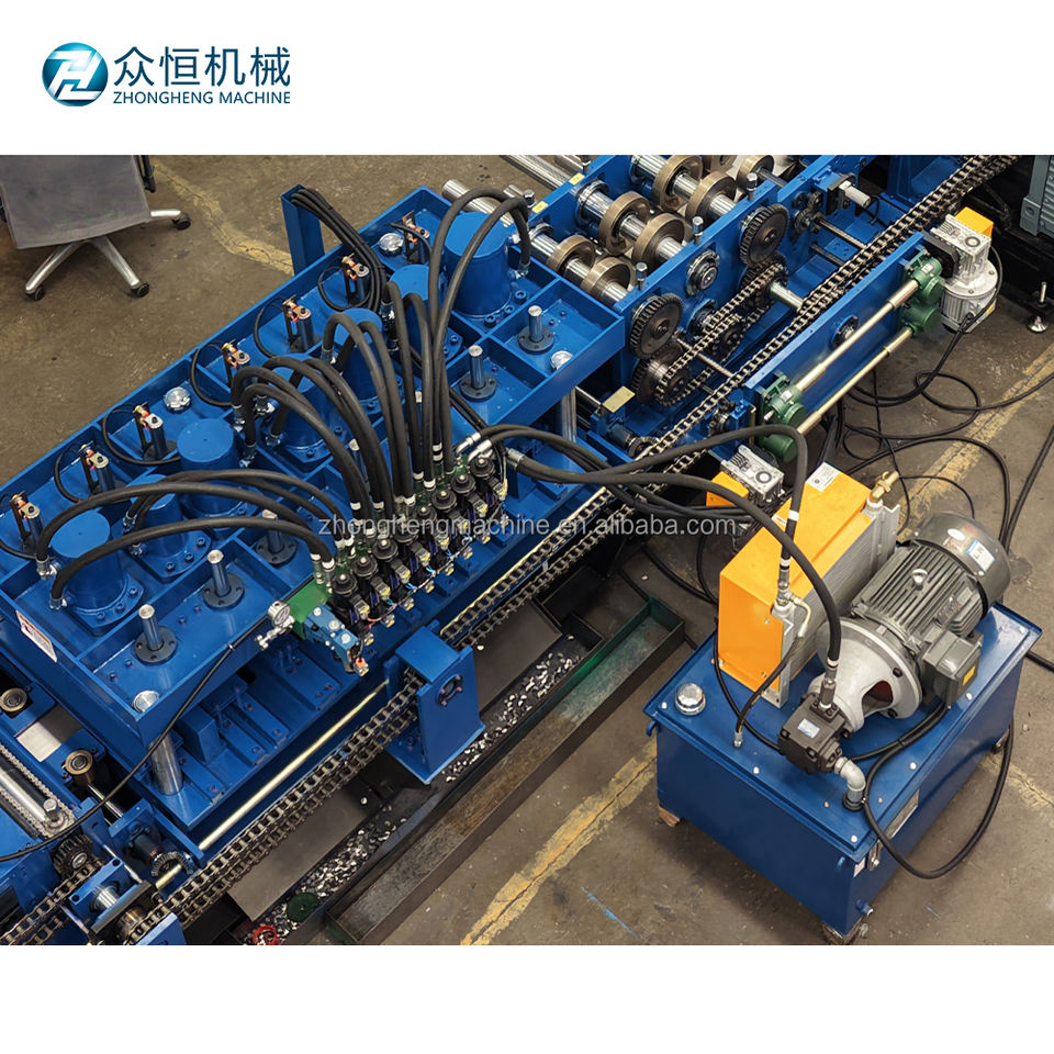 G550 Steel CZ Purlin Roll Forming Machine Auto Size Changeable ...