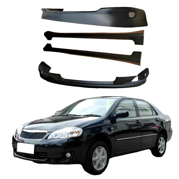 Wide Body Kit for Toyota Corolla 2004-2010 Type B ,the Pp Auto Body ...
