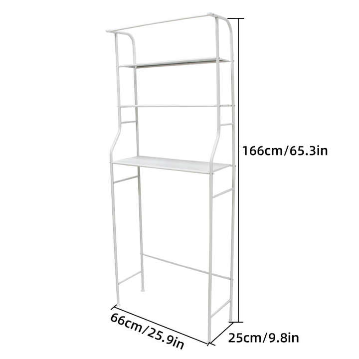 Custom Bathroom Floor Toilet Rack Washing Machine Storage Rack Towel ...