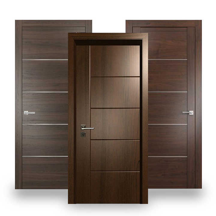 Custom Modern Pre Hung Water Resistant WPC Doors