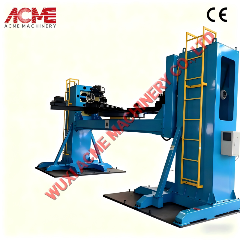 Welding Headstock Tailstock Positioner Double Column Synchronous VFD ...