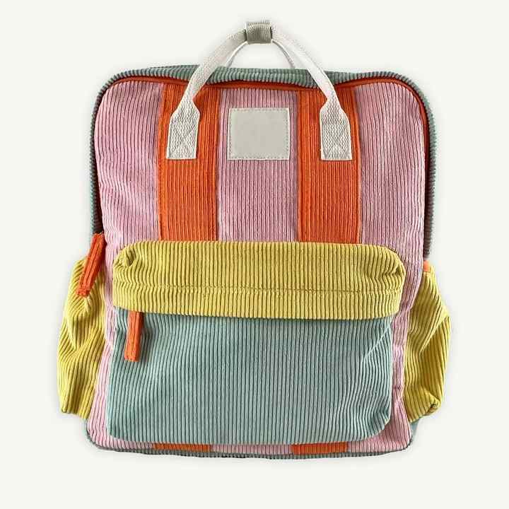Wholesale Custom Mini Color Block School Bags for Kids