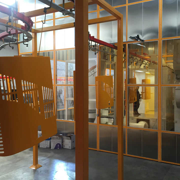 Automatic Metal Powder Coating Production Line Curing Oven Drying Oven ...