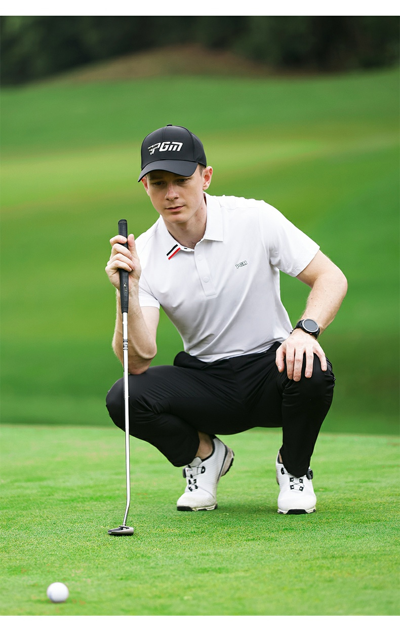 PGM YF585 moisture wicking golf apparel polo sport golf shirt golf ...