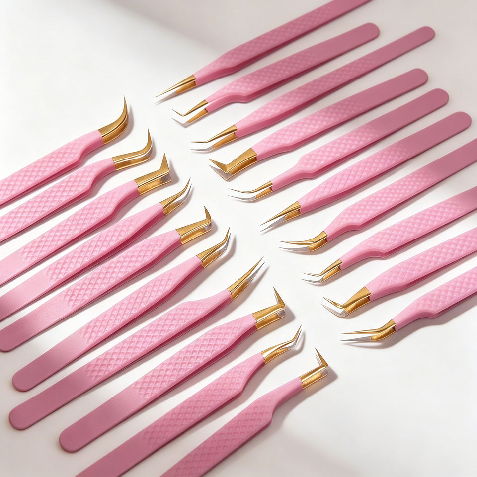 Free Custom Eyelash Extension Tweezers Professional Stainless Steel ...