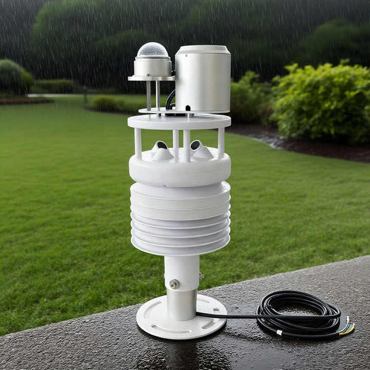 RS485 Output Outdoor Ultrasonic Anemometer Temperature Humidity ...