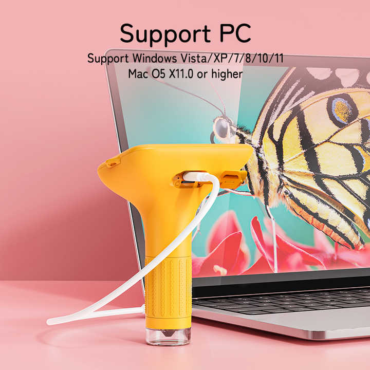 Inskam 385 Portable Digital Microscope Camera for Kids 2025 8LED 1000X ...