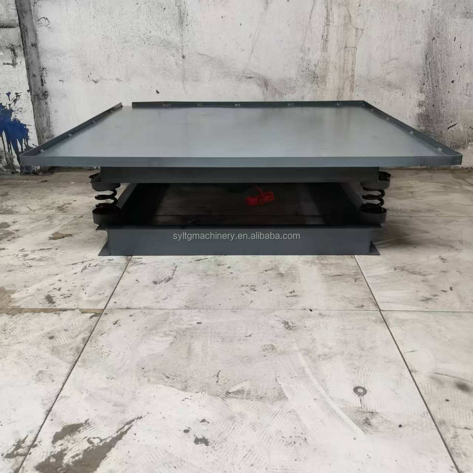High Efficiency Vibration Test Bench for Concrete Paving