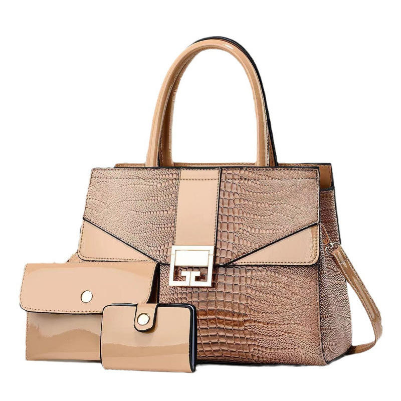 Hot Selling Classic Luxury Woman Handbags Shiny Lather Fashion Bags ...